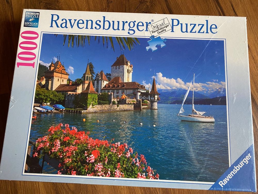 Puzzle 1000 Schloss Oberhofen Thunersee | Kaufen auf Ricardo