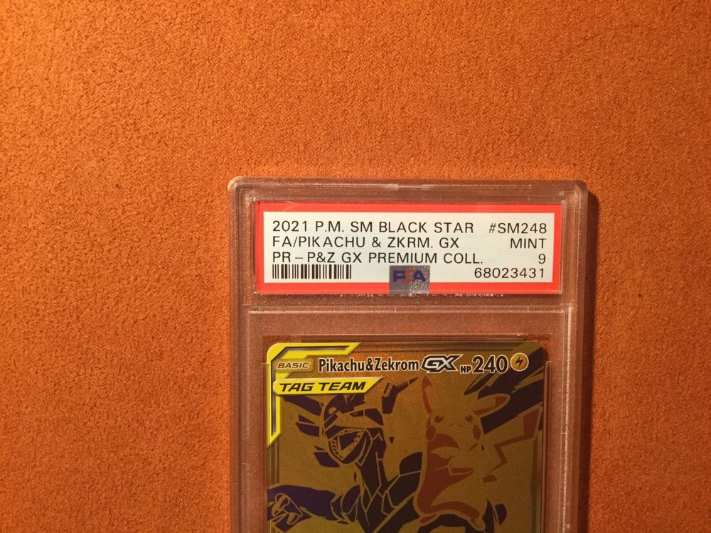 Pikachu & Zekrom GX Gold, Black Star Promo (2021), PSA 9 | Kaufen auf Ricardo