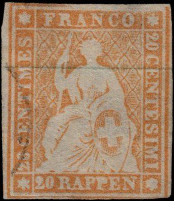 Strubel 25F, sanft entwertet, SBK 370.- (Gebraucht) in Horw für CHF 20 – mit Lieferung auf ...