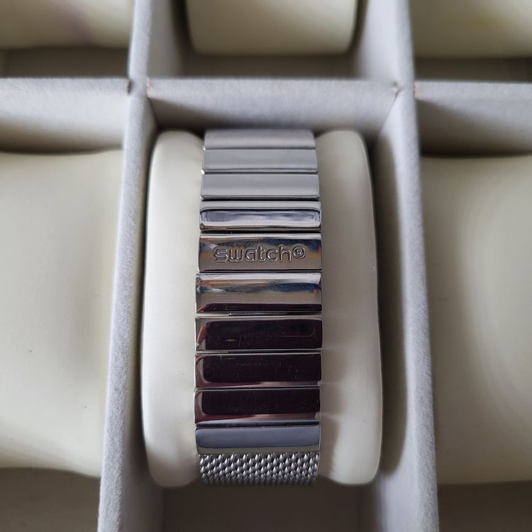 Montre Swatch SILVERISH YVS405G, chronographe, tachymètre (Neu (gemäss ...