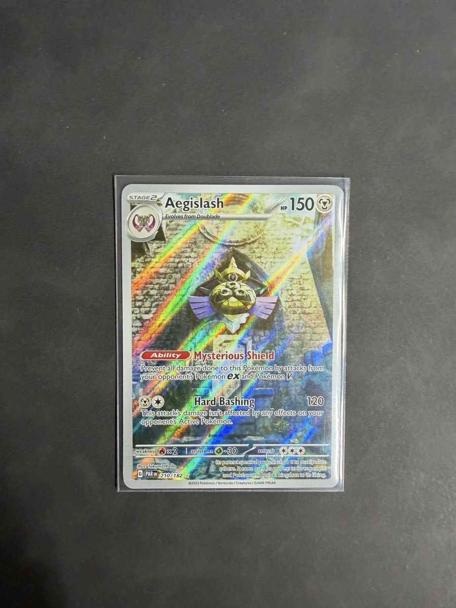 Pokemon TCG S&V Paradox Rift/Aegislash #210 [IR]🇺🇸 (Neu (gemäss ...