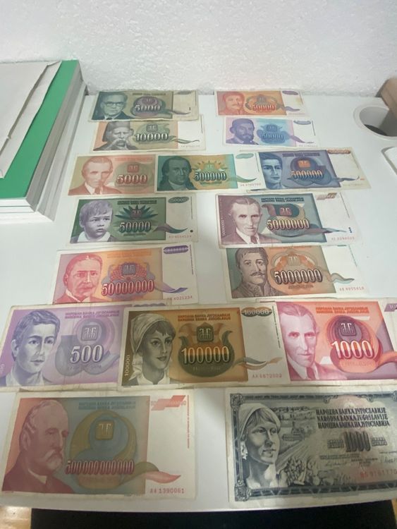 BANKNOTEN JUGOSLAWIEN YUGOSLAVIA | Kaufen auf Ricardo