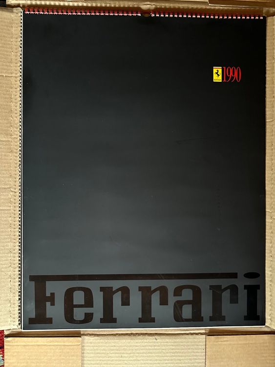 Calendrier FERRARI de 1990 (Gebraucht) in Ste-Croix für CHF 90 – mit ...