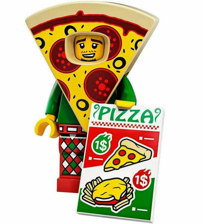 PIZZA COSTUME GUY LEGO MINIFIGURE 71025 SERIE 19 new in open (Neu ...
