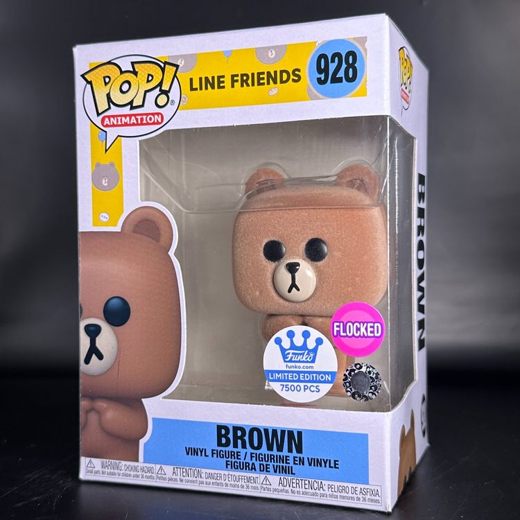 Funko Pop! Line Friends Brown 928 Limited Edition Flocked (Gebraucht ...