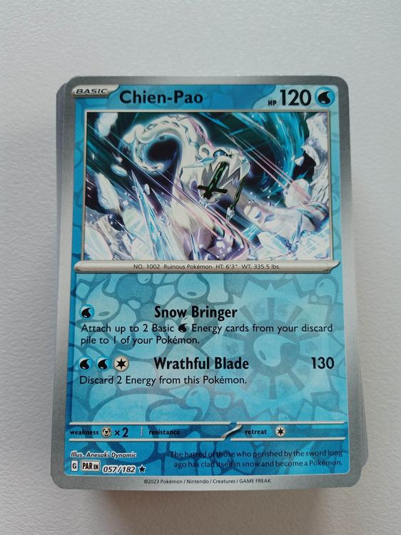 Chien-Pao Reverse Holo - Paradox Rift Pokemon (Gebraucht) in Altstätten ...