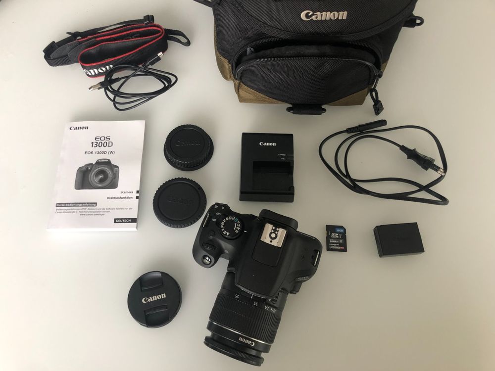 Canon EOS 1300D + EF-S 18-55mm + Zubehör (Gebraucht) in Nussbaumen AG ...