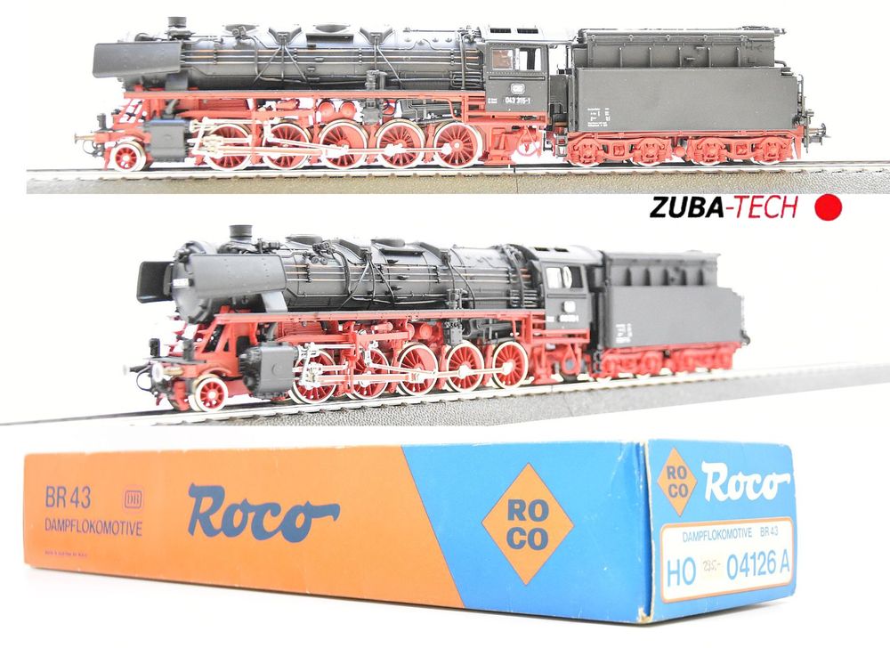 Roco 04126A Dampflok BR 43 DB H0 GS Analog mit OVP | Kaufen auf Ricardo