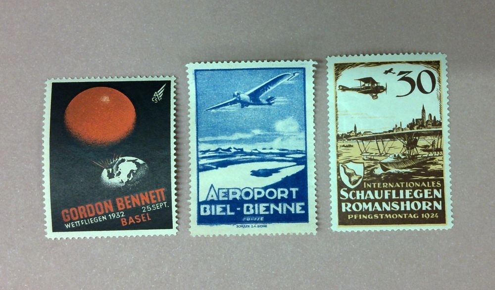 Kleinlot 3 Flugpost Vignetten | Kaufen auf Ricardo