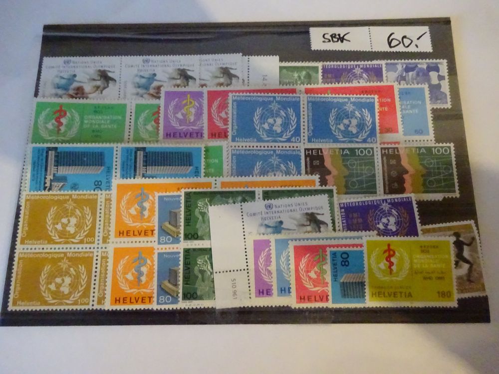 FRANKATURWARE ** mit Gummi für Àmter, Nominale 60.-- (Neu (gemäss Beschreibung)) in Selzach für ...