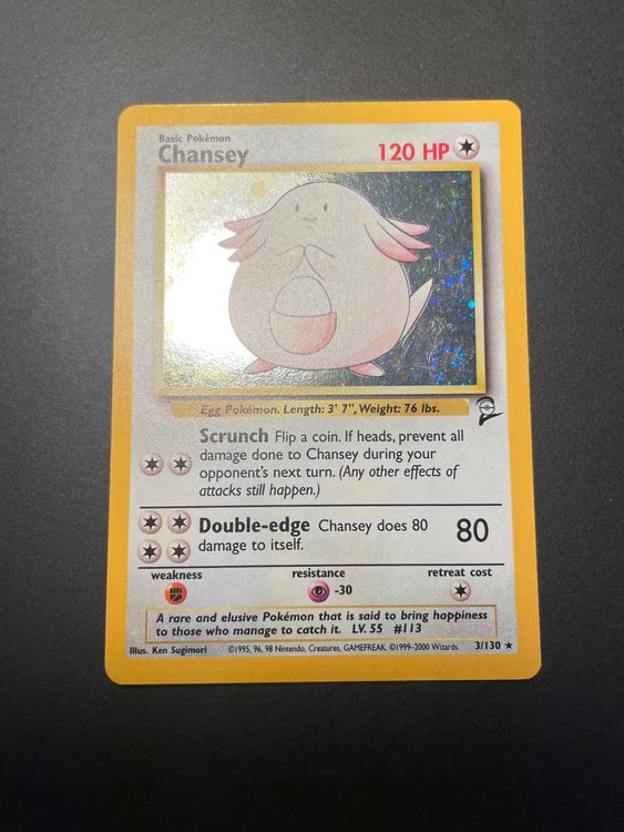 Chansey Holo 1999 Base Set 2 3/102 (Gebraucht) in Zürich für CHF 25 ...