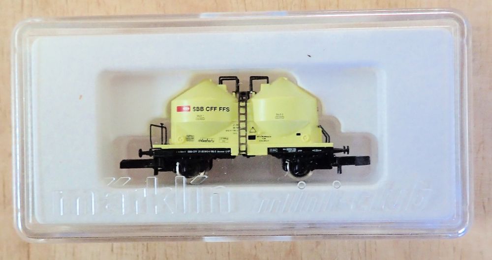 Märklin Z - SBB - Silowagen 2 achs. gelb - Art. 8229 | Kaufen auf Ricardo