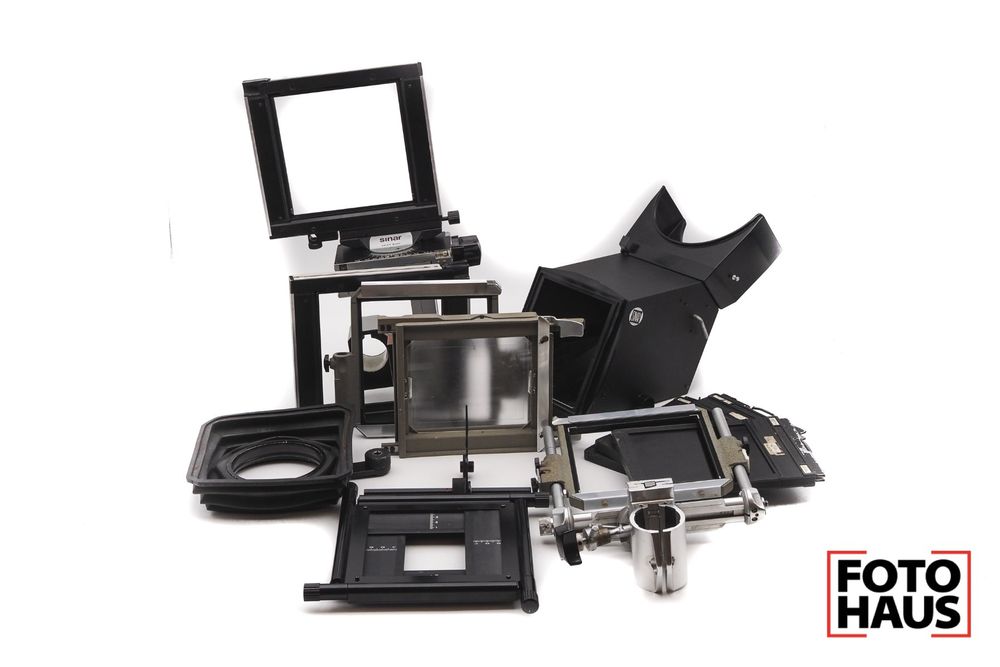 LOT: Diverse Sinar Teile, Konvolut, 4x5, 5x7 Norma p (Defekt) in Basel ...
