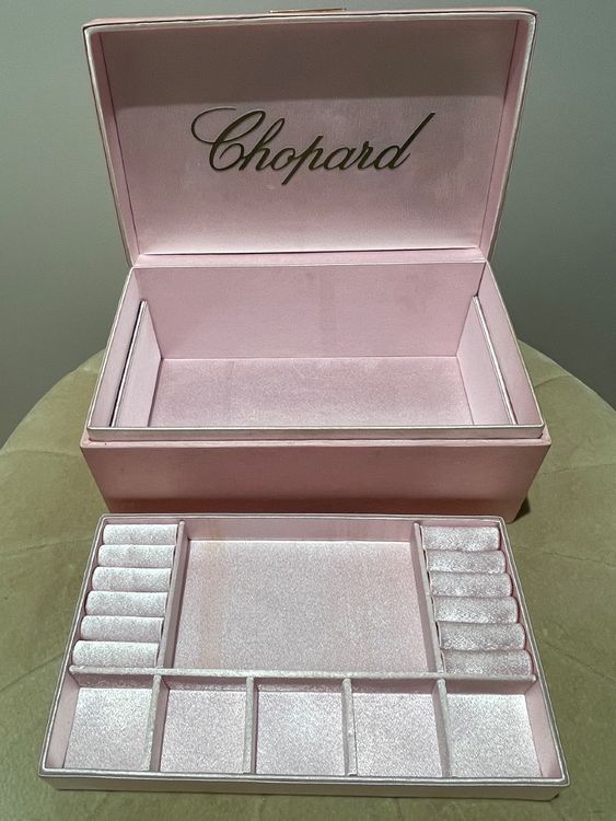 CHOPARD SCHMUCK BOX TASCHE FÜR RING + KETTE + UHR + ARMBAND | Acheter ...