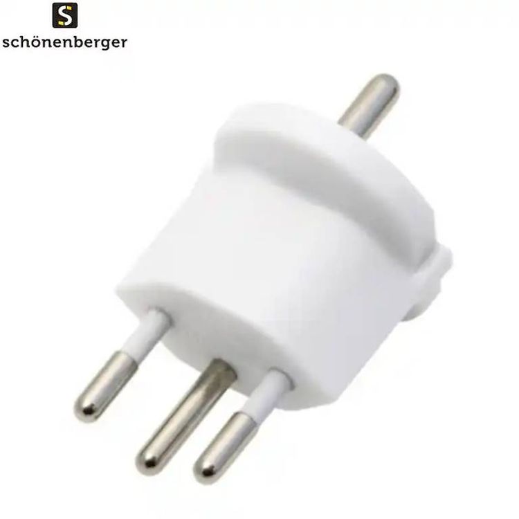 10x 3 pol Schuko Adapter in weiss inkl. Versand (Gebraucht) in ...