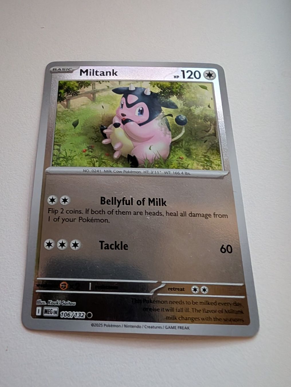 Miltank Pokemon Card Reverse Holo EN 081 Mega Evolution (Gebraucht) in ...