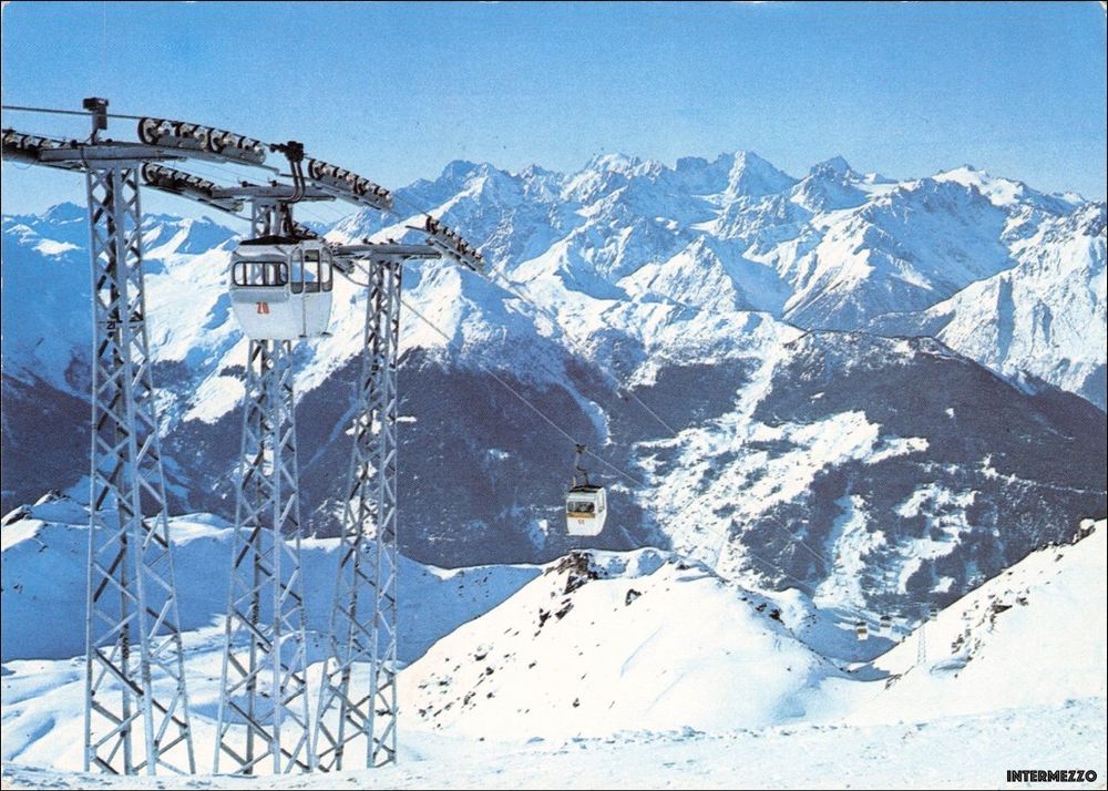 Verbier VS // 1970 Gondelbahn Attelas // Winter | Kaufen auf Ricardo