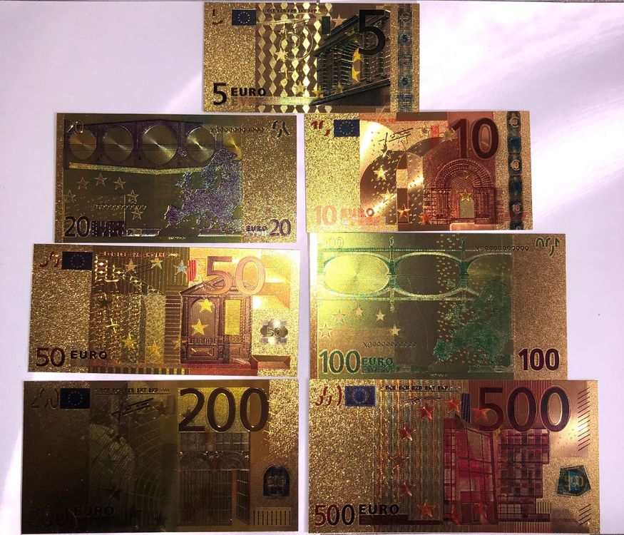 goldene Euro Noten! (Neu und originalverpackt) in Altstätten SG für CHF 28 – mit Lieferung auf ...