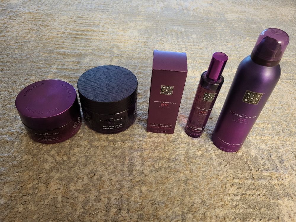 Rituals XXL Yozakura Set Shimmer Oil, Body Mist, Body Cream (Neu und ...
