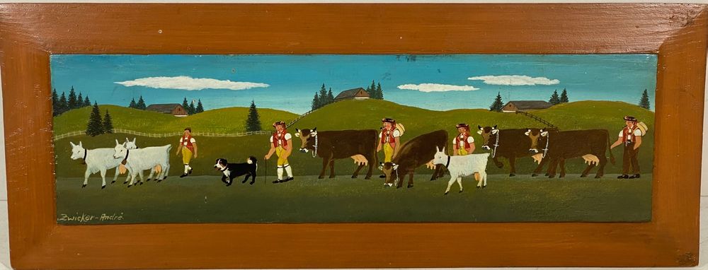 André ZWICKER (XX) Appenzeller Gemälde (Gebraucht) in für CHF 70 – mit ...