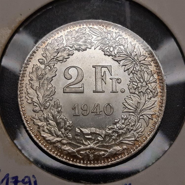2 Franken 1940 unz-stgl | Kaufen auf Ricardo