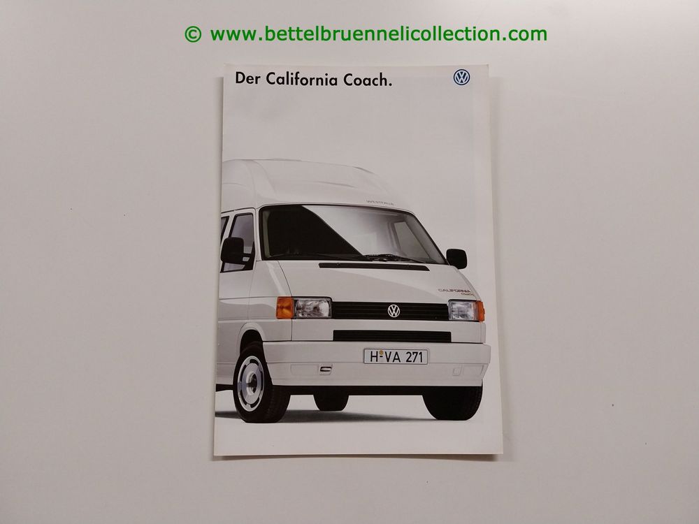 VW T4 California Coach 1995/09 Prospekt deutsch (Gebraucht) in ...