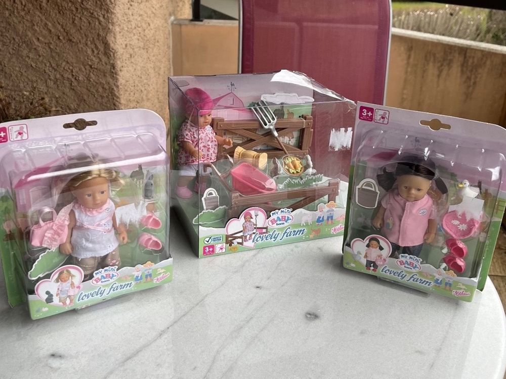 3 Mini Baby Born poupées (Gebraucht) in La Tour-de-Peilz für CHF 17 ...