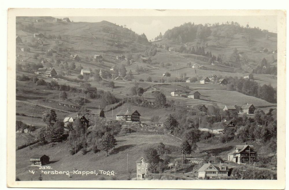 WINTERSBERG-KAPPEL Toggenburg, gel. 1940 v. Ebnat-Kappel | Kaufen auf ...