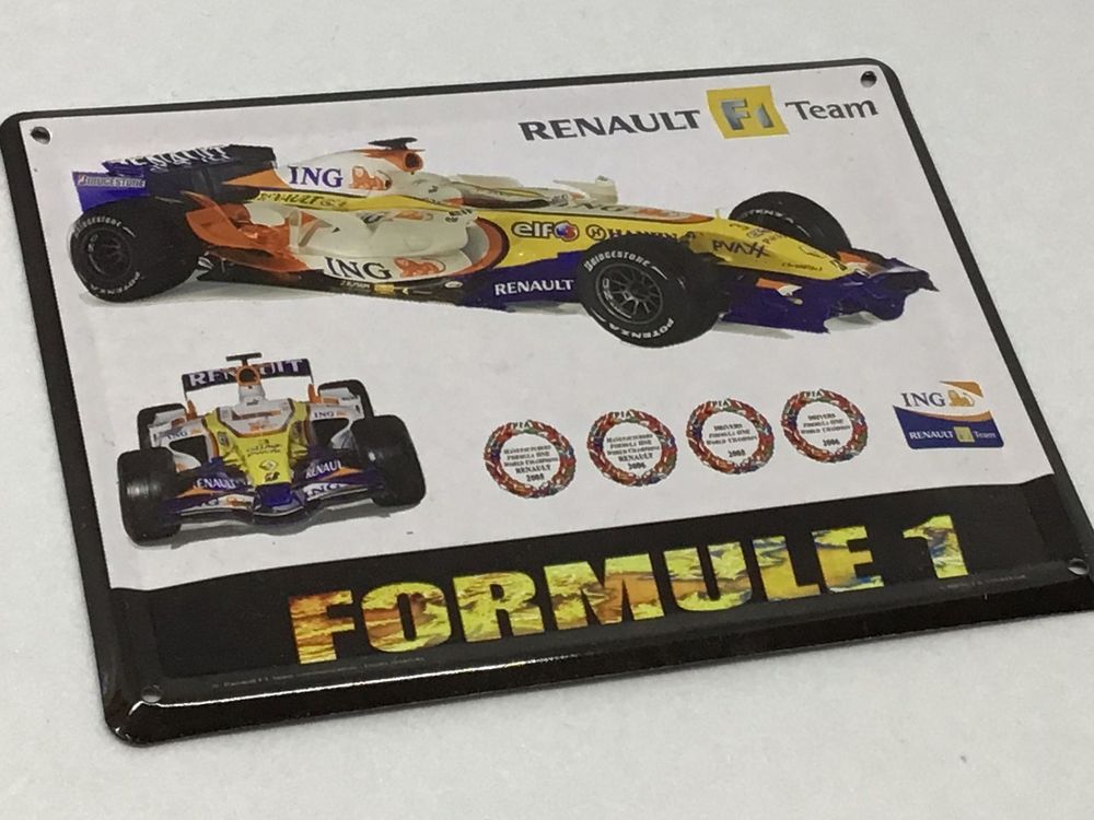 Formule 1 plaque en fer 8x11 Renault F1 Team Elf | Kaufen auf Ricardo