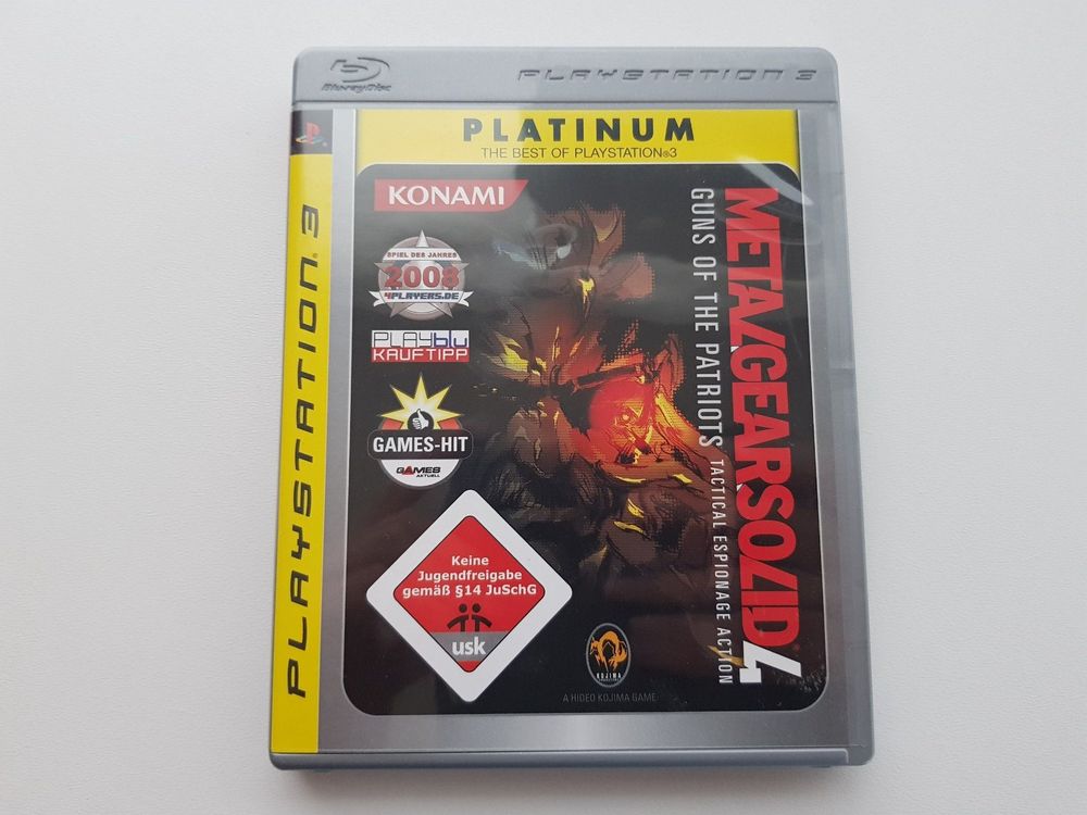 Metal Gear Solid 4 Guns of the Patriot - Playstation 3 / PS3 (Neu ...