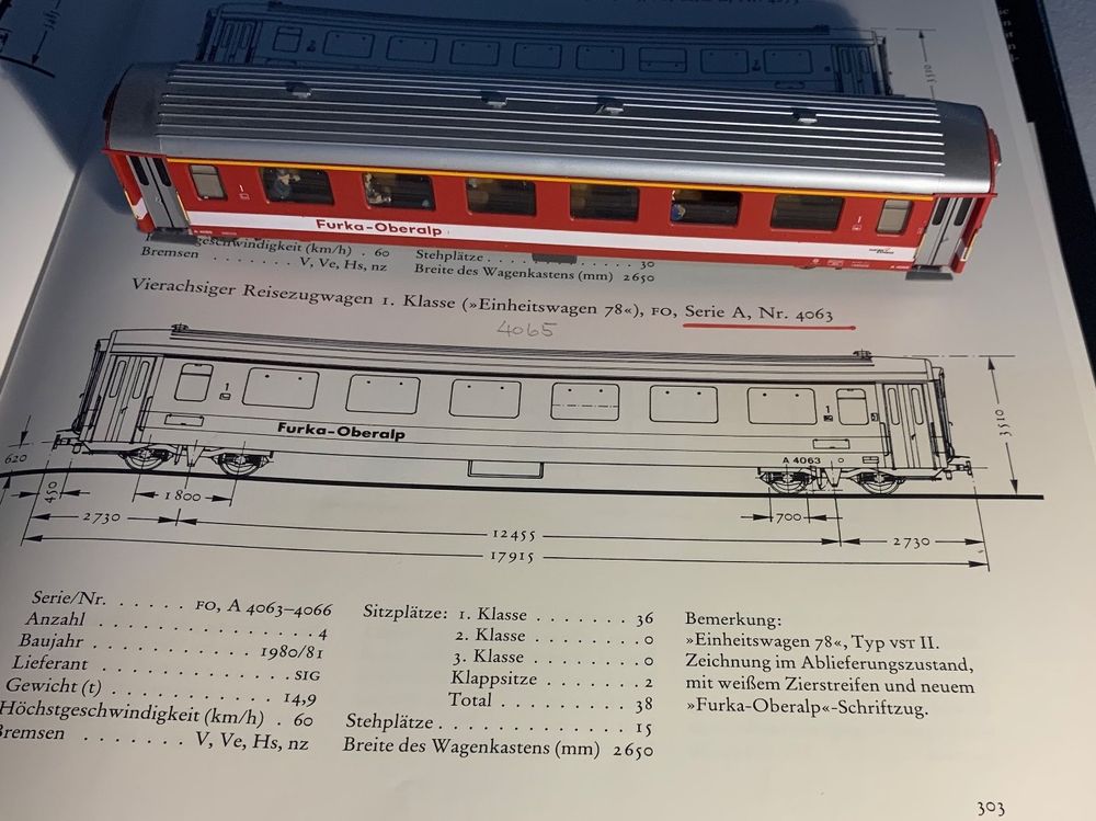 Bemo 3252 215 - Personenwagen - Furka-Oberalp - A4065 | Kaufen auf Ricardo