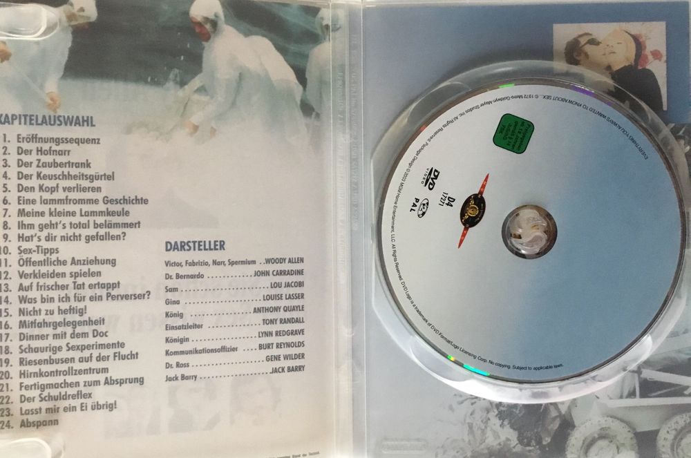 Was Sie Schon Immer über Sex Wissen Wollten 1972 Woody Allen Kaufen
