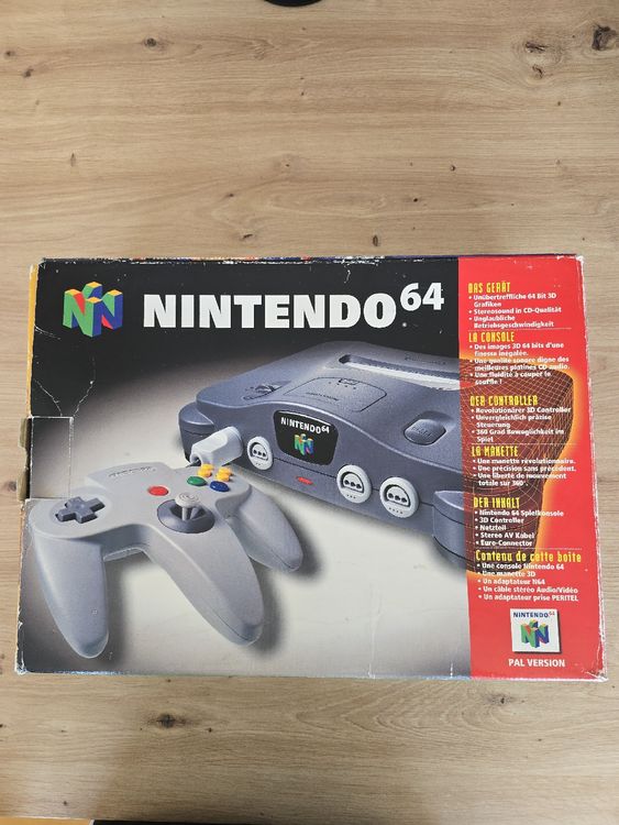 Nintendo 64 PAL OVP: ACHTUNG NUR HÜLLE OHNE KONSOLE + INLAY | Kaufen ...