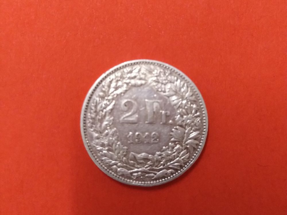 2 Franken Silber Münze 1912 | Kaufen auf Ricardo