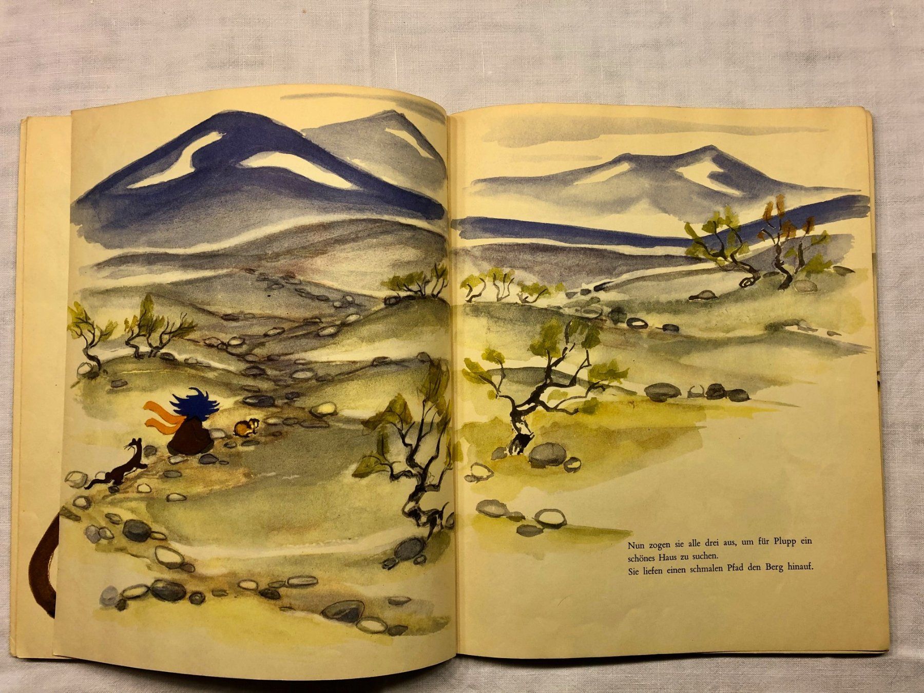 Bilderbuch " Plupp und das Wiesel" von Inga Grubbström (Gebraucht) in ...