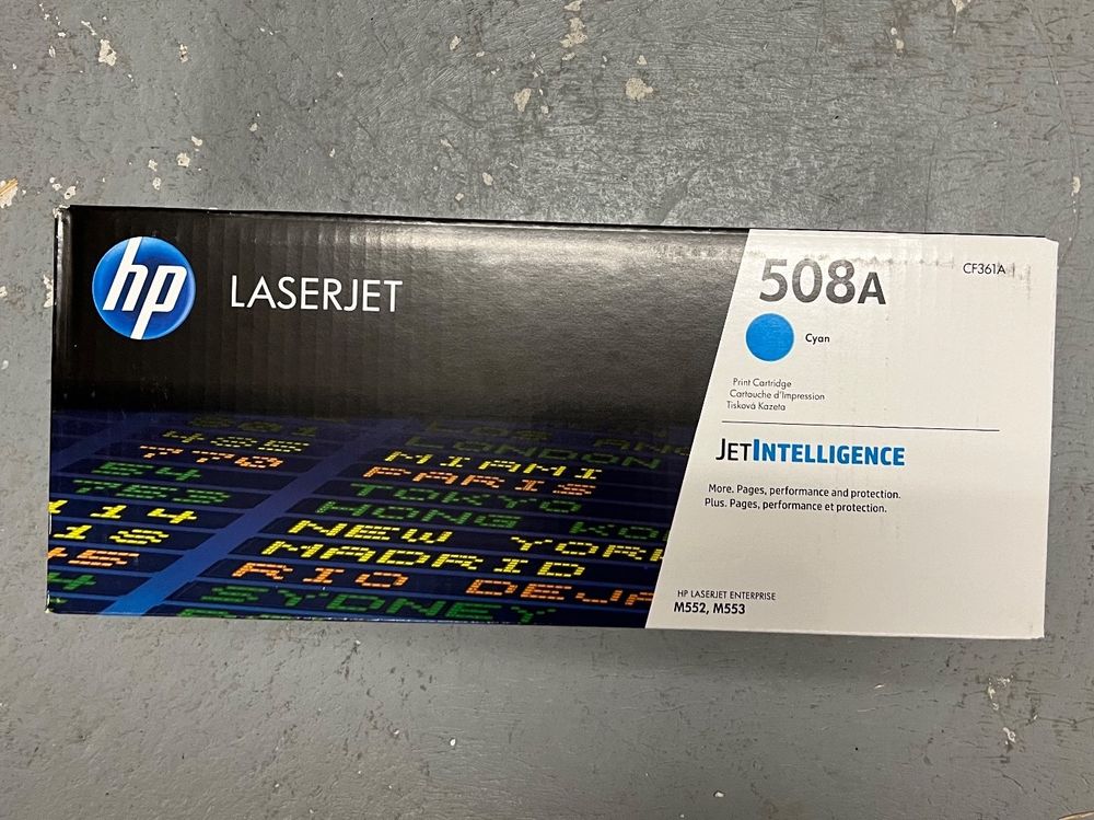 HP Laserjet 508A Cyan (Neu und originalverpackt) in Schübelbach für CHF 100 – mit Lieferung auf ...