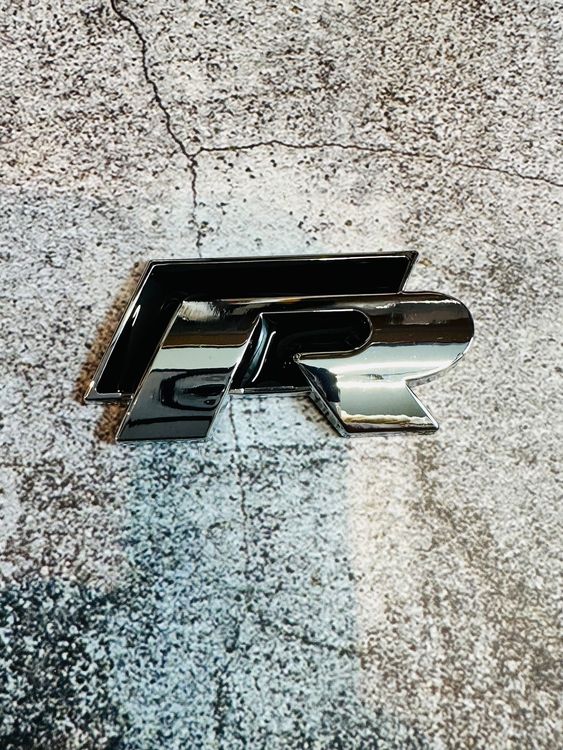 VW R Racing Schriftzug, Emblem, Logo 3D Metall Rot/Silber | Kaufen auf ...