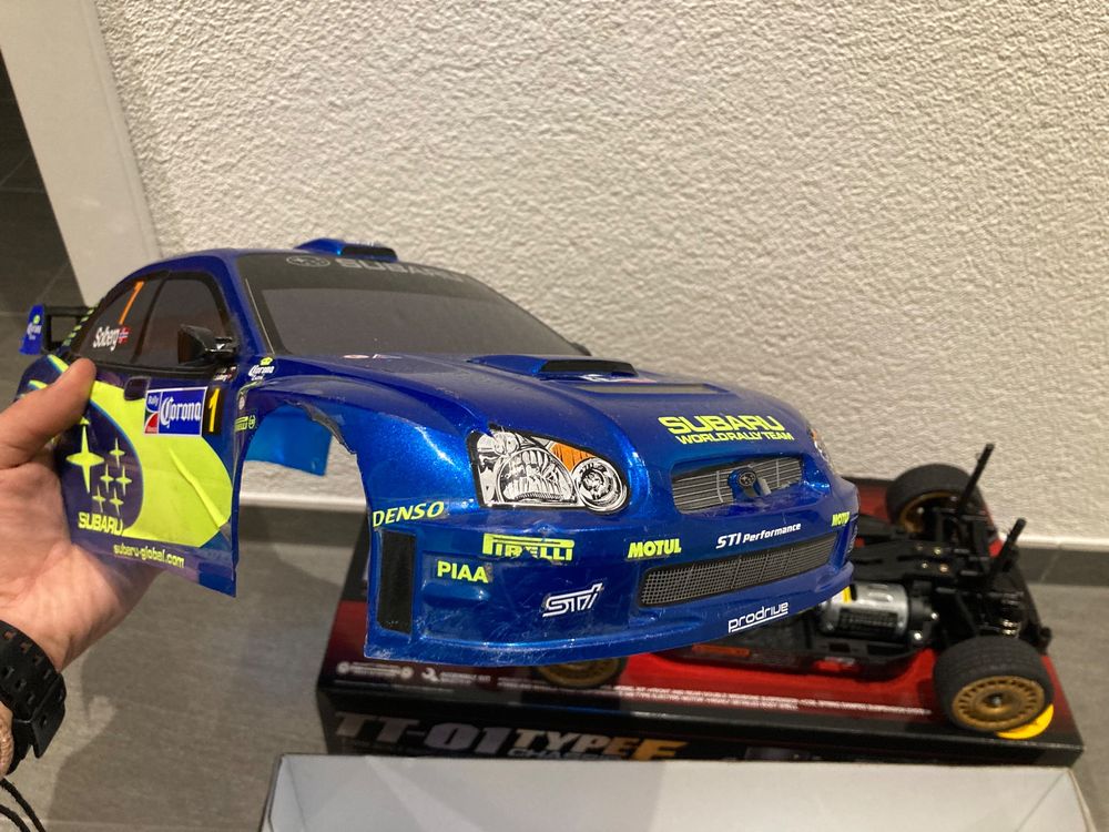 Tamiya TT01 Subaru Sti roller rc modellauto (Gebraucht) in Kestenholz für CHF 41 – mit Lieferung ...