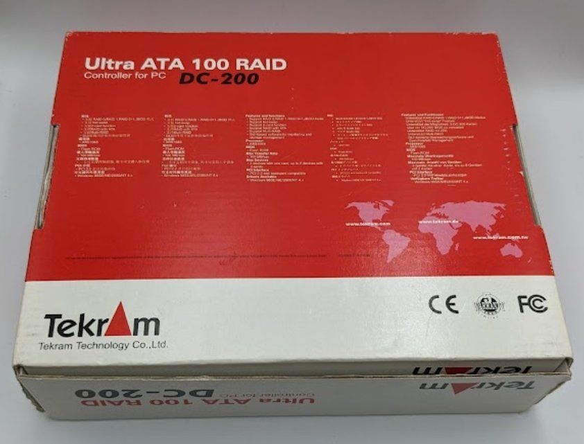 Tekram DC-200 Ultra ATA 100 RAID Controller mit OVP (Gebraucht) in Bad Ragaz für CHF 59 – mit ...