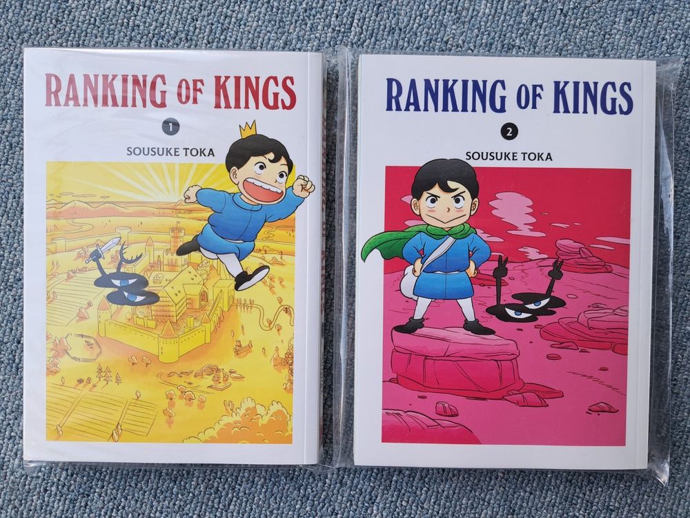 Ranking of Kings Manga 1,2 mit Mangabags NEU (Neu (gemäss Beschreibung ...