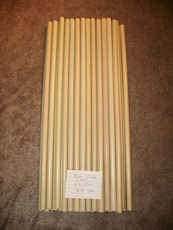 Ahorn Rund Stäbe Rundholz Massiv Holz Stab Dübelholz 41 Stk. (Neu ...