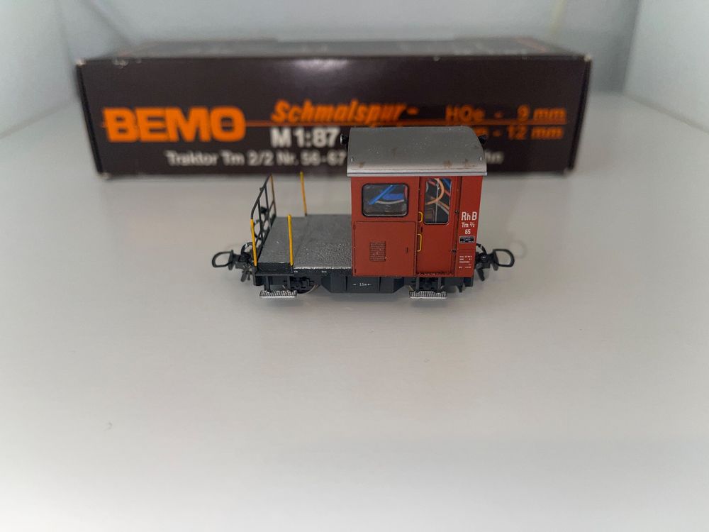 Bemo RhB Tm 2/2 65 Traktor in H0m Digital | Kaufen auf Ricardo