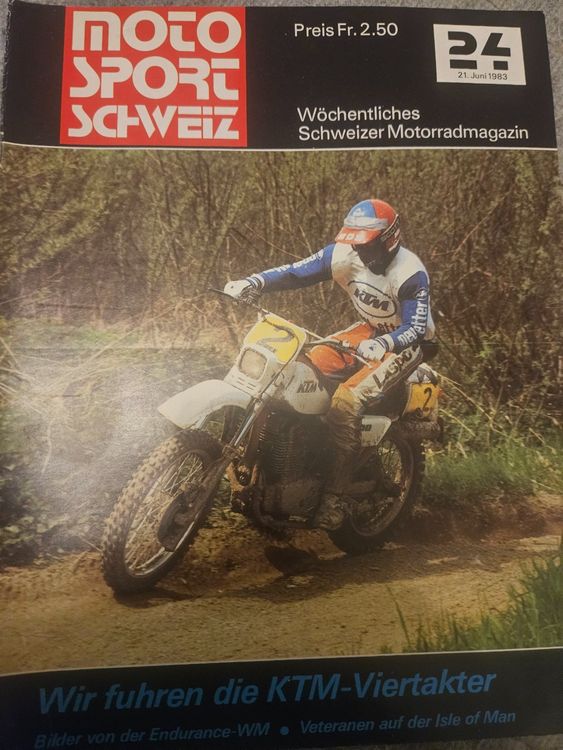 Moto Sport Schweiz 24/83 KTM GS 500 KTM K4 500 xx | Kaufen auf Ricardo