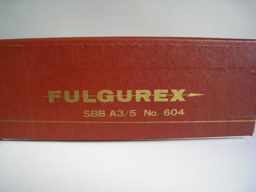 Fulgurex Leerkarton für A 3/5 604, HO ohne Lok ! (Gebraucht) in Buchs ZH für CHF 155 – mit ...