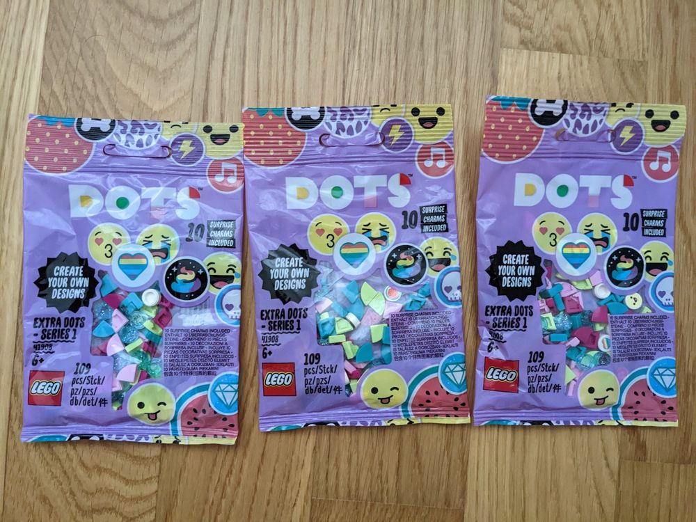 Lego Extra Dots - Series 1, 3 Polybags (Neu und originalverpackt) in ...