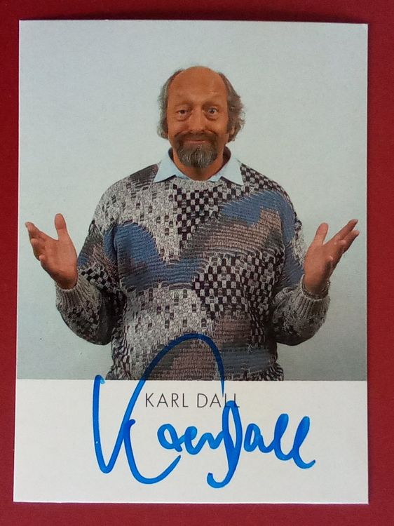 Karl Dall 1941-2020 Autogramm Fotopostkarte 10x15cm | Kaufen auf Ricardo