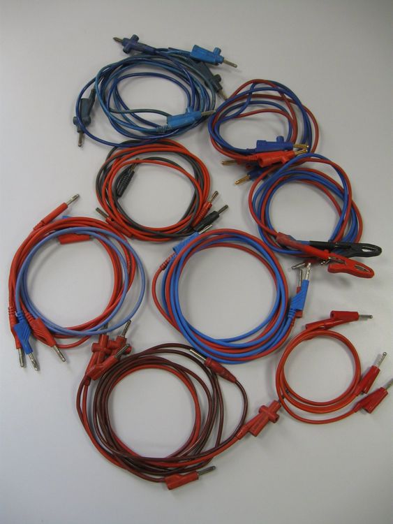 19 x Laborkabel Vintage Hirschmann Embru KLE West-Germany | Kaufen auf ...