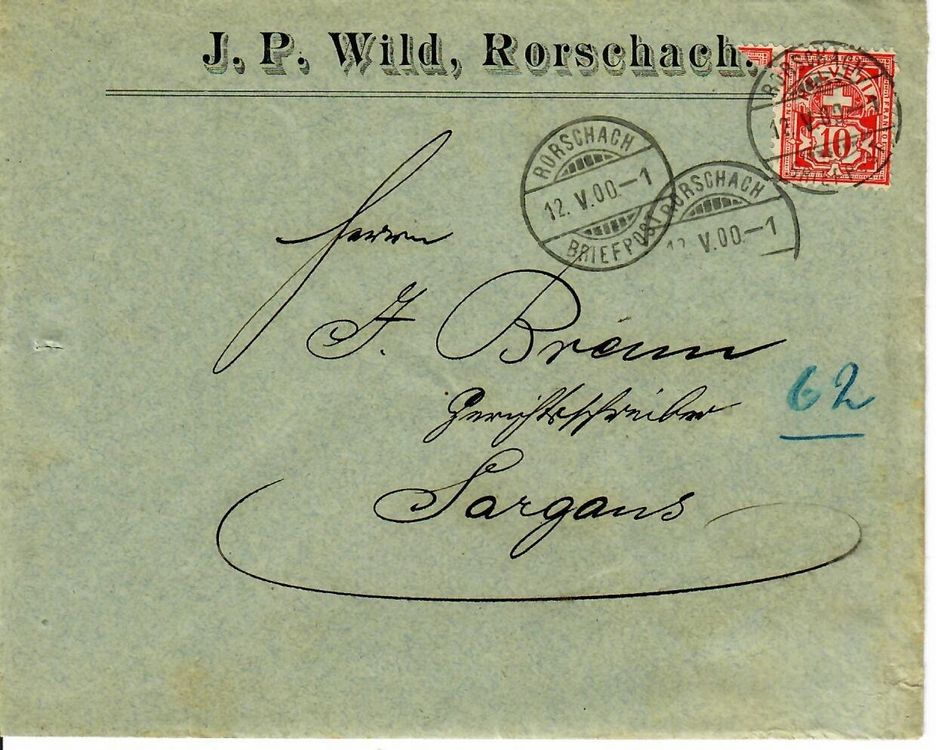 J.P. Wild Rorschach 1900 | Kaufen auf Ricardo