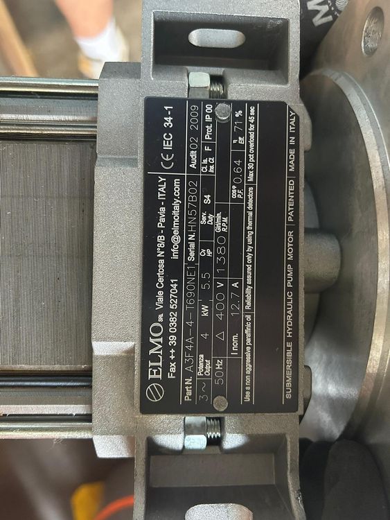 ELMO / Hydraulischer Unterölmotor / NEU / A3F4A (Neu (gemäss ...