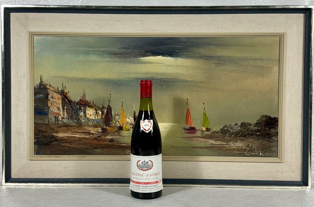 Segelbooten im Mondschein Gemälde unleserlich Signiert | Kaufen auf Ricardo